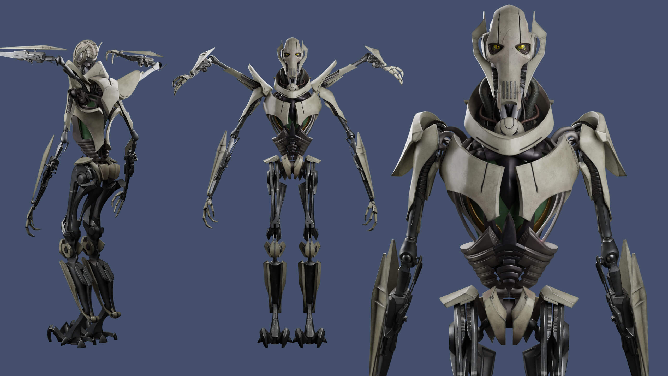 General Grievous - 3D Model by zampvers