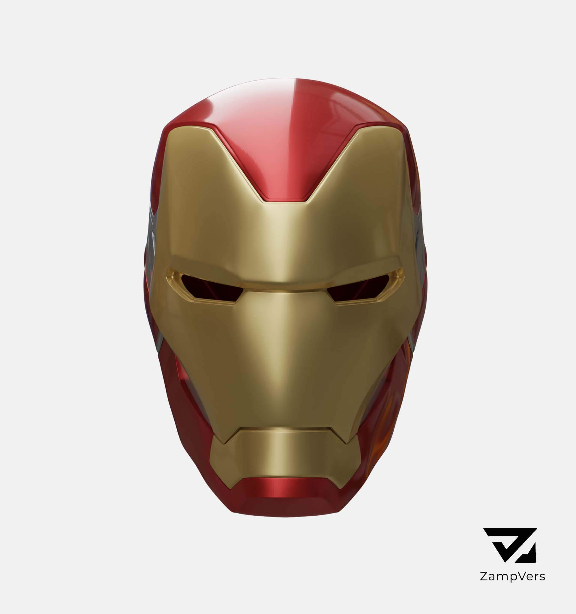 Iron Man Helmet - 3D Model by zampvers