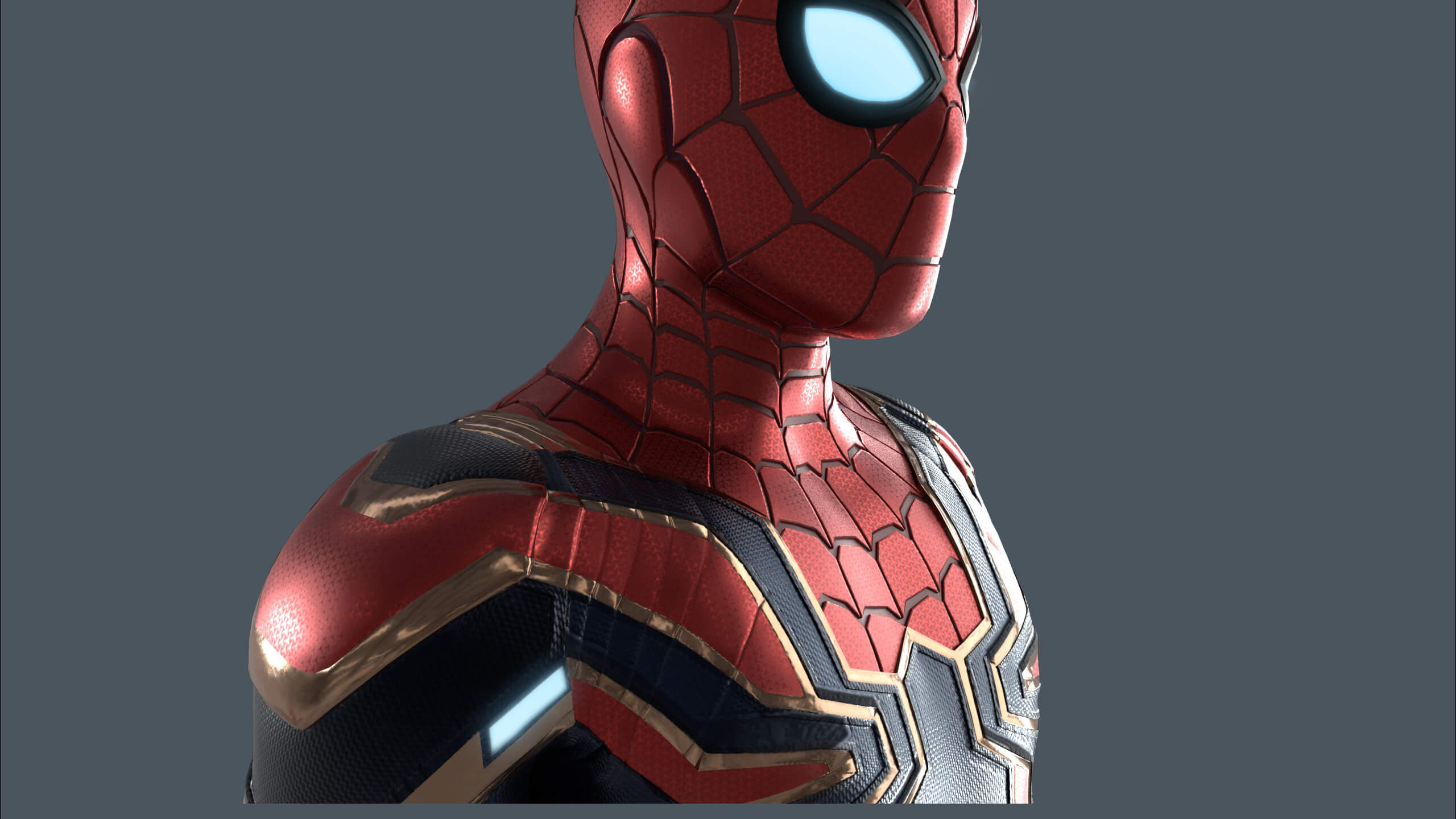 Iron Spiderman MCU - 3D Model by zampvers