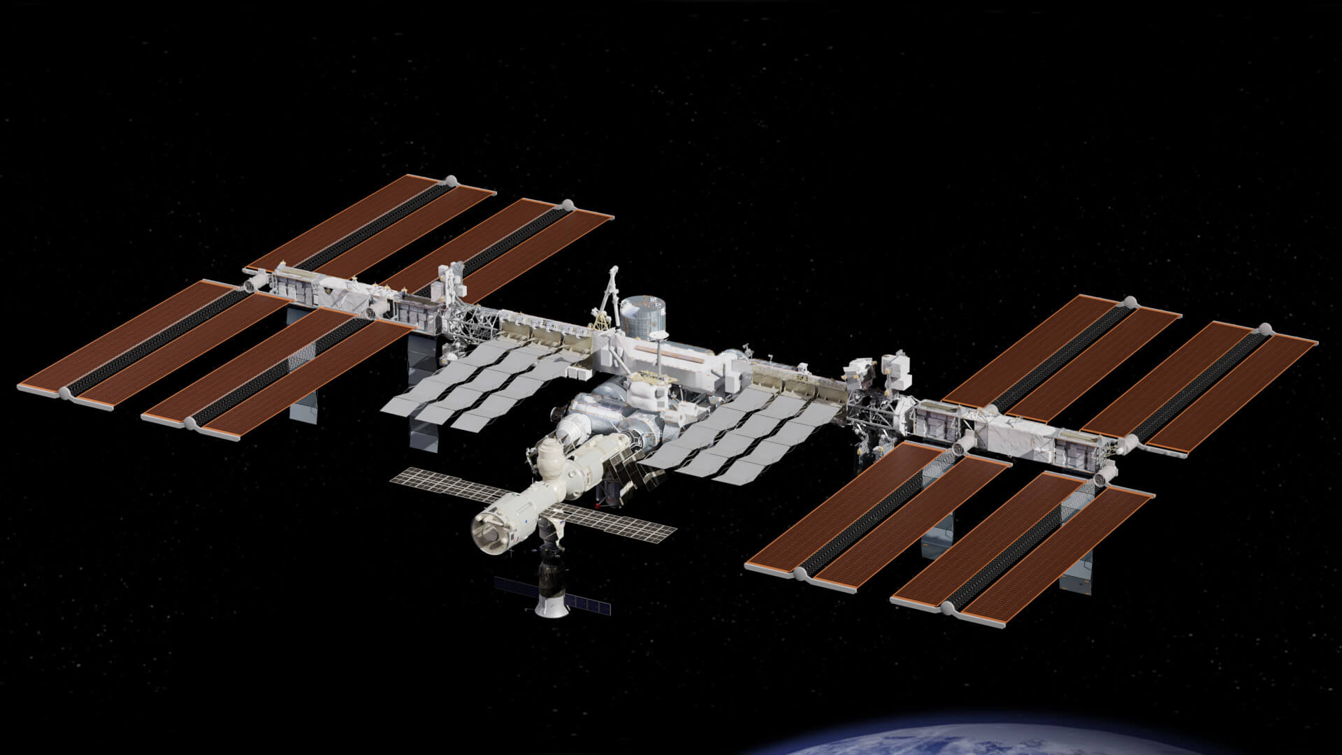 NASA International Space Station - 3D Model by zampvers