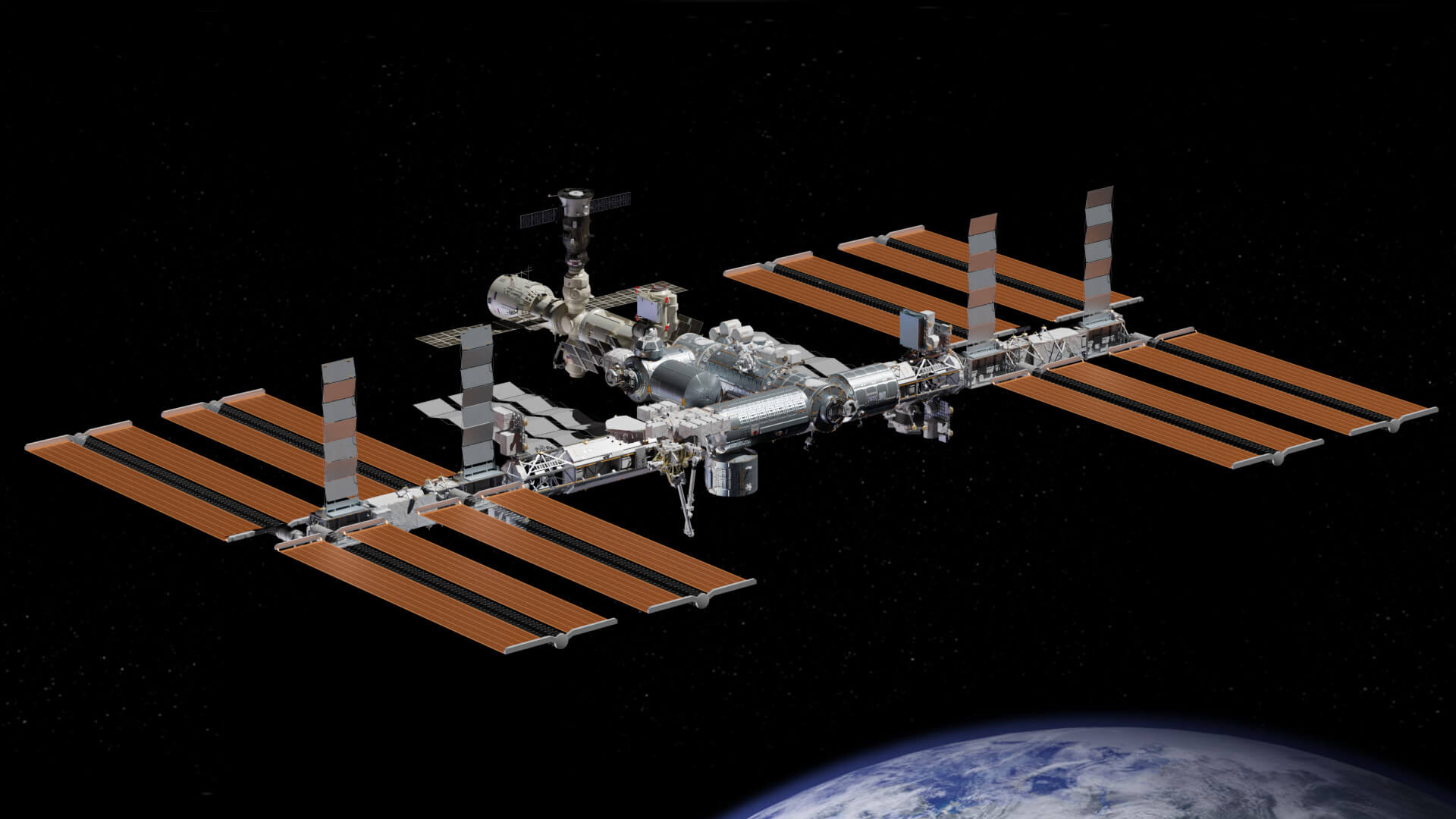 NASA International Space Station - 3D Model by zampvers