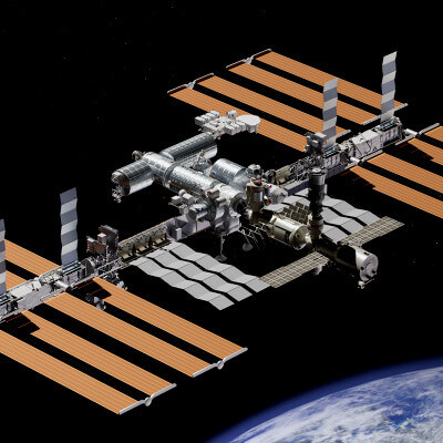 NASA International Space Station - 3D Model by zampvers