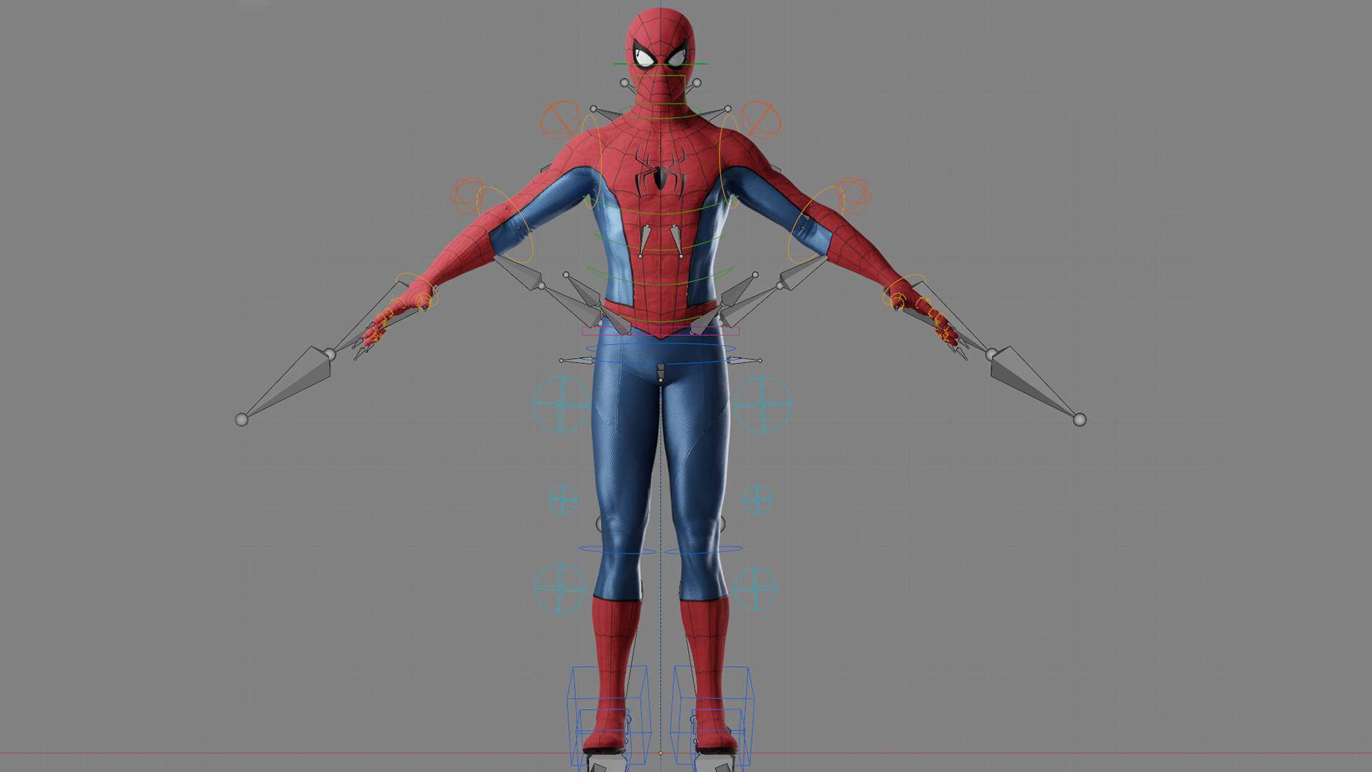 Spiderman Classic Suit MCU - 3D Model by zampvers