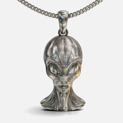 Alien Pendant Luxury - 3D Model by ZaraHM