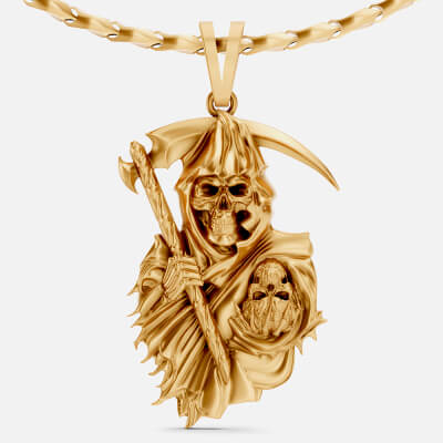 Angel of Death Pendant - 3D Model by ZaraHM