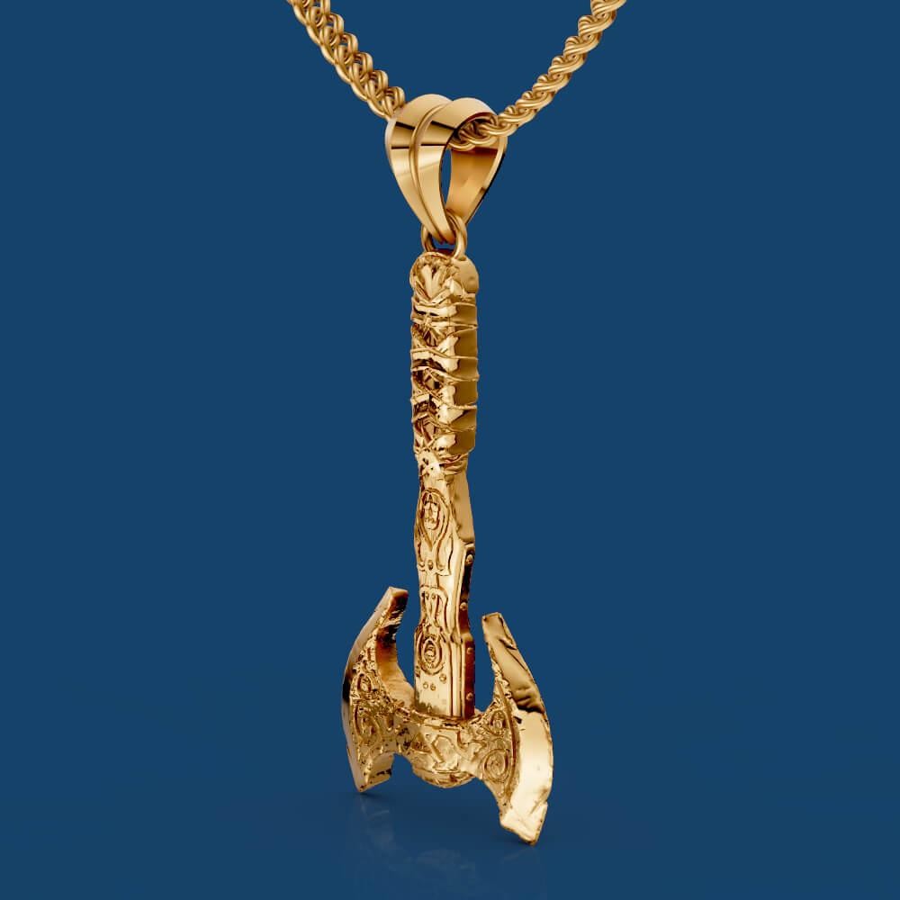 Battle Ax Pendant - 3D Model by ZaraHM