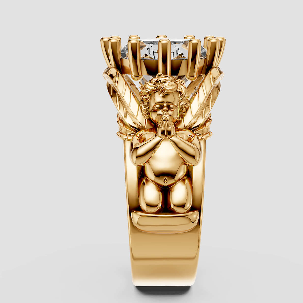 Baby Angel Ring - 3D Model by ZaraHM