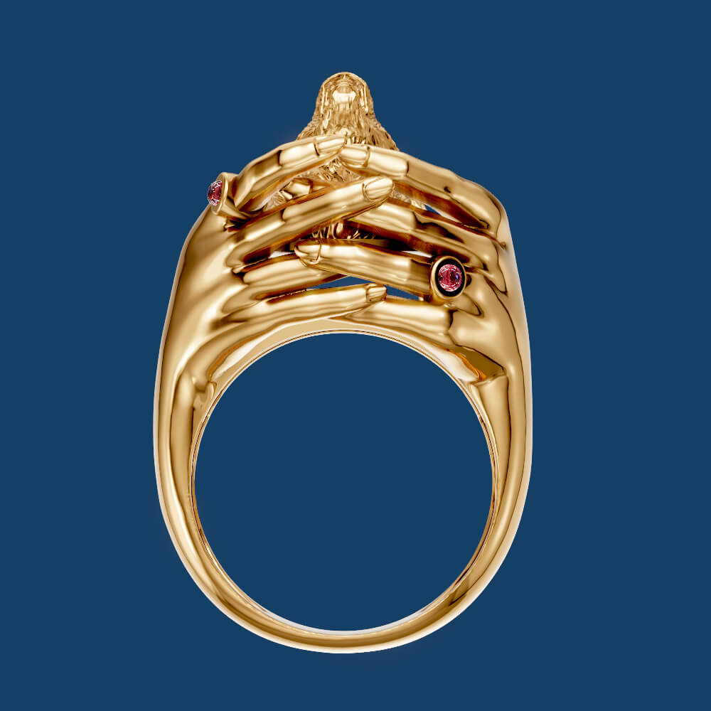 Bear Man Ring - 3D Model by ZaraHM