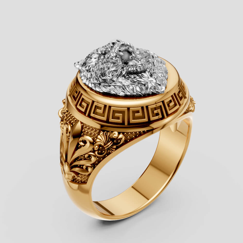 Bear Man Ring - 3D Model by ZaraHM