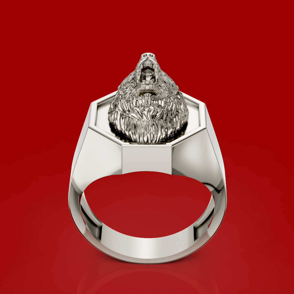 Bear Man Ring - 3D Model by ZaraHM