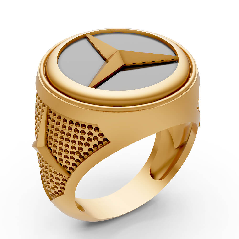 Benz Man Ring - 3D Model by ZaraHM