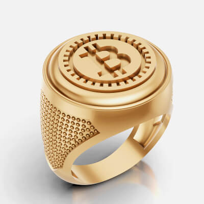 Bitcoin Ring - 3D Model by ZaraHM