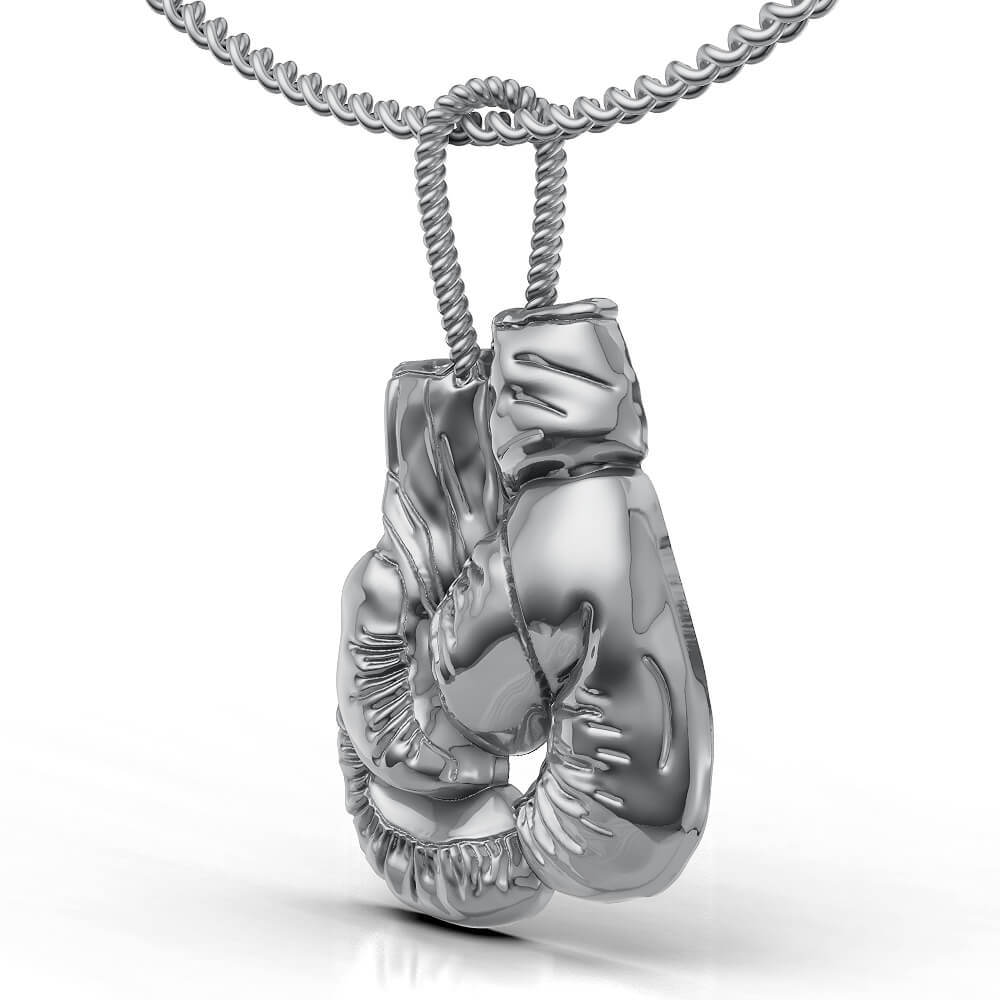 Boxing Gloves Pendant - 3D Model by ZaraHM