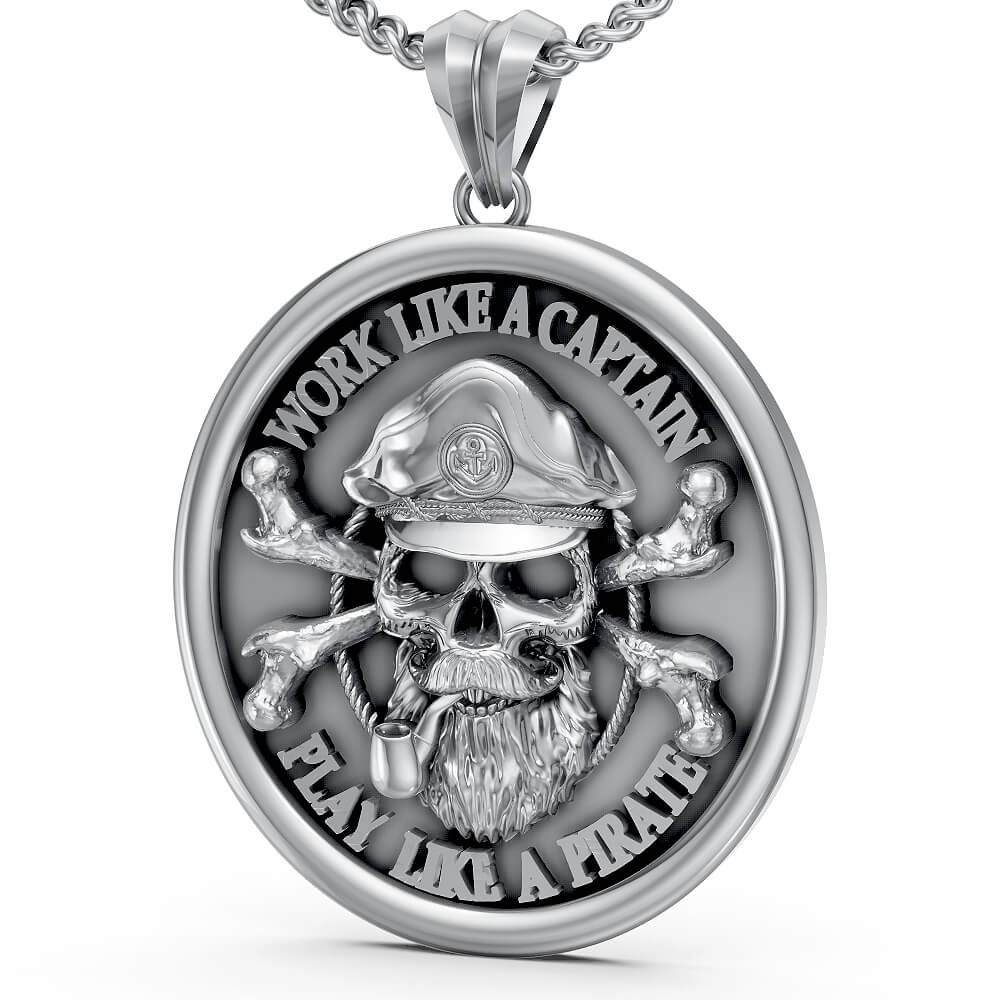 Captain Pirate Pendant - 3D Model by ZaraHM