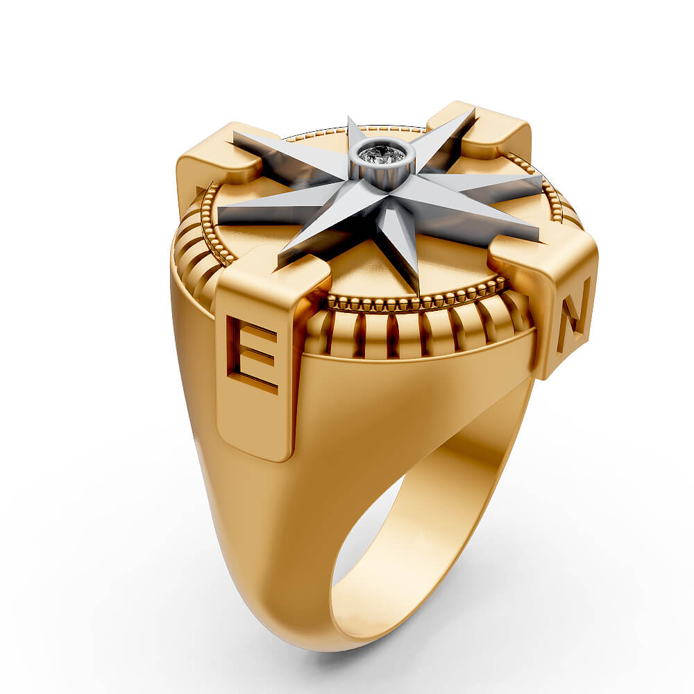 Compass Lux Ring - 3D Model by ZaraHM