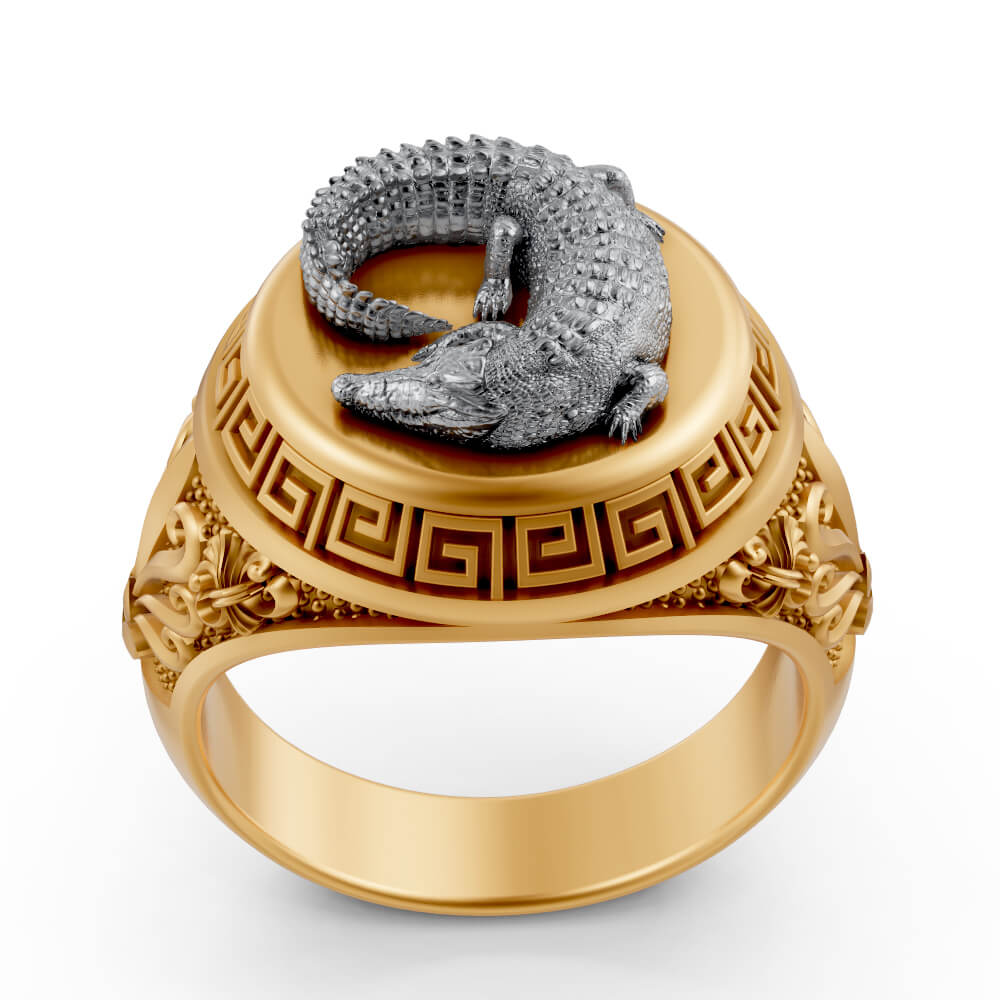 Crocodile Ring - 3D Model by ZaraHM