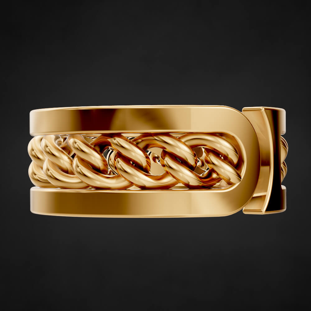 Cuban Lux Ring - 3D Model by ZaraHM