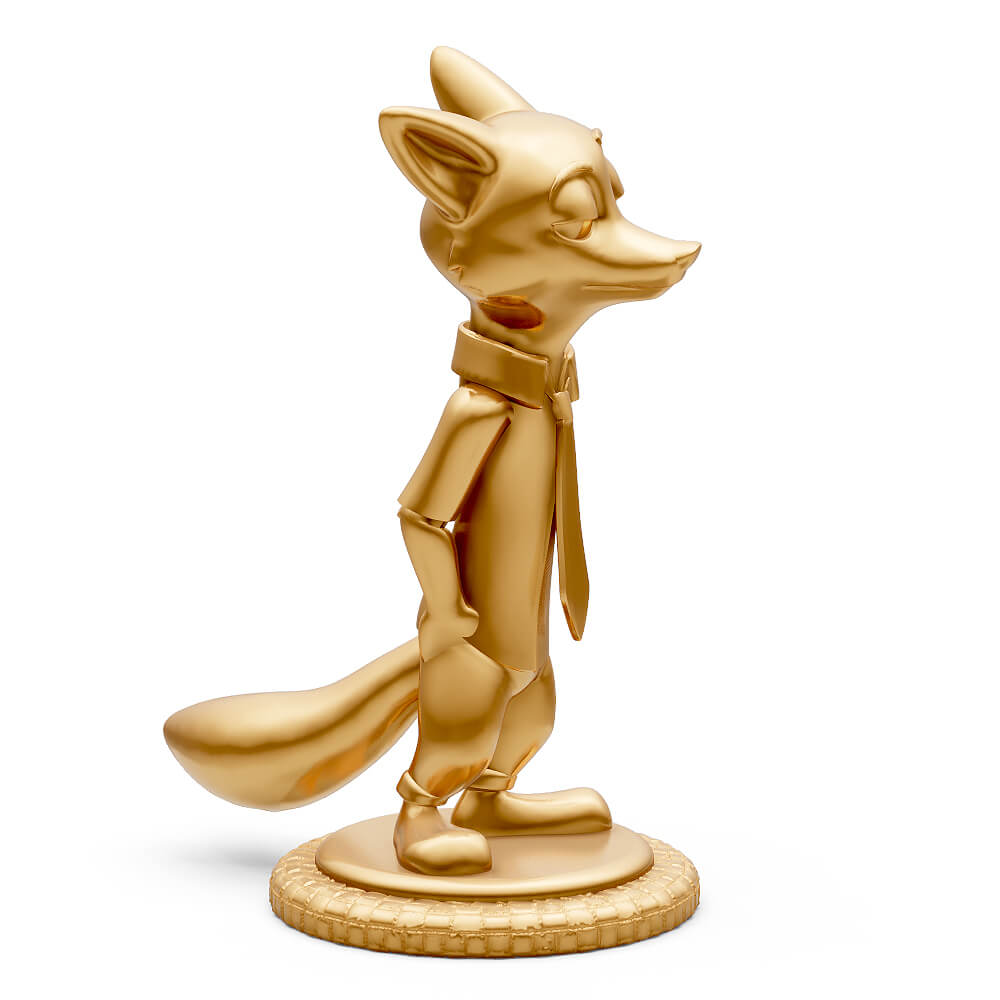 Nick Wilde Zootopia Statue - 3D Model by ZaraHM