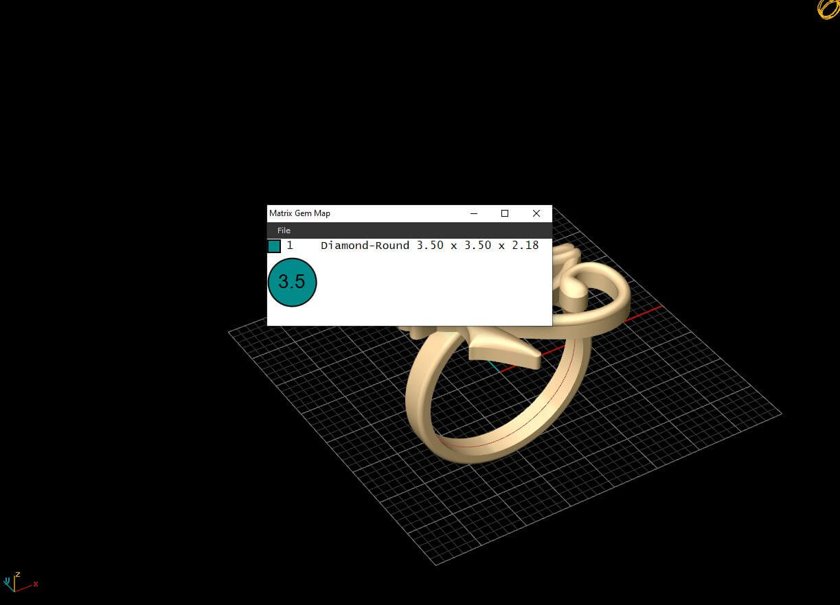 Egyptian Eye Horus Ring - 3D Model by ZaraHM