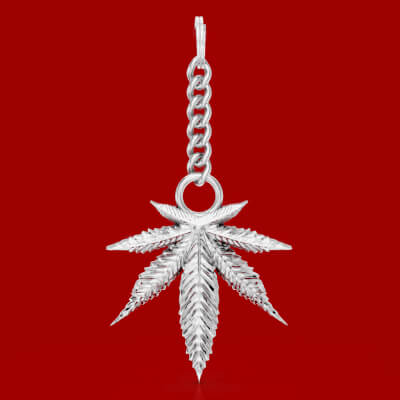 Marijuana Key Holder - 3D Model by ZaraHM