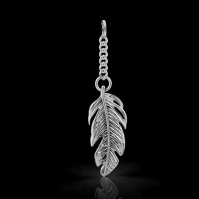 Feather Key Holder - 3D Model by ZaraHM