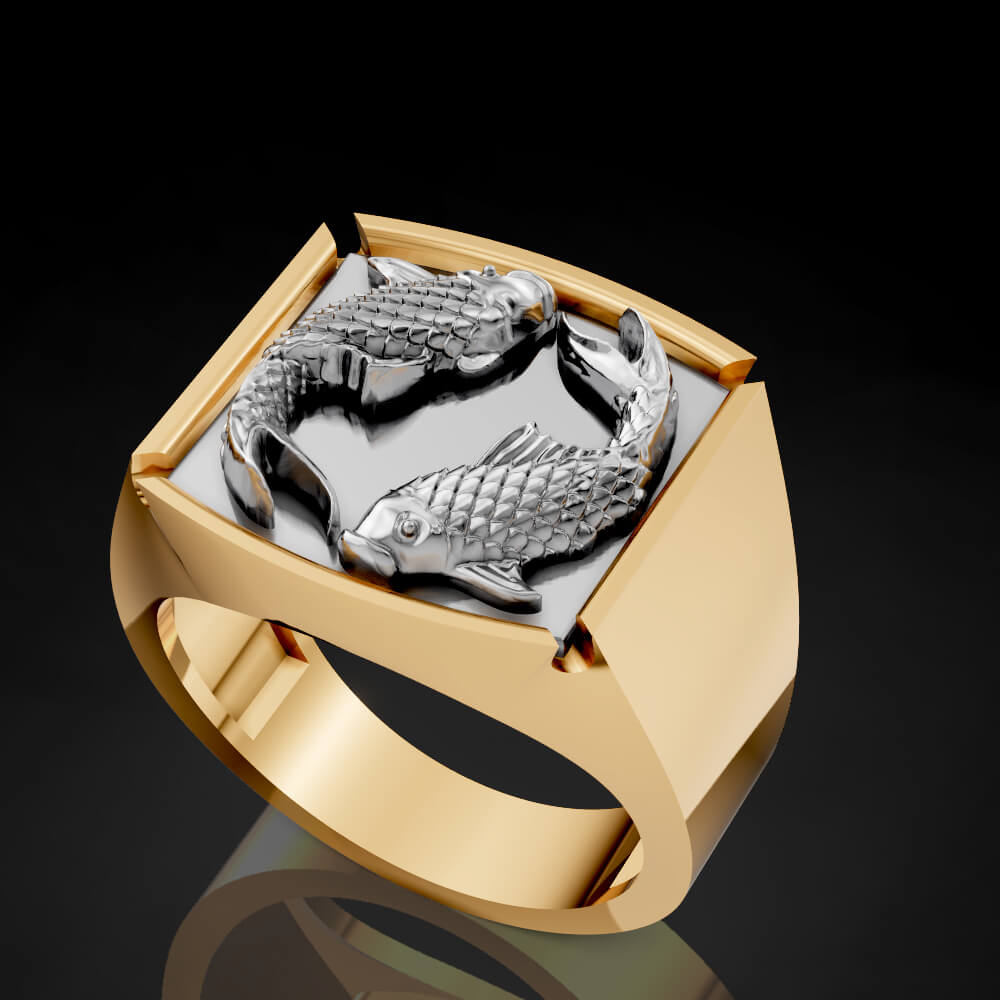 Fish Lux Ring - 3D Model by ZaraHM