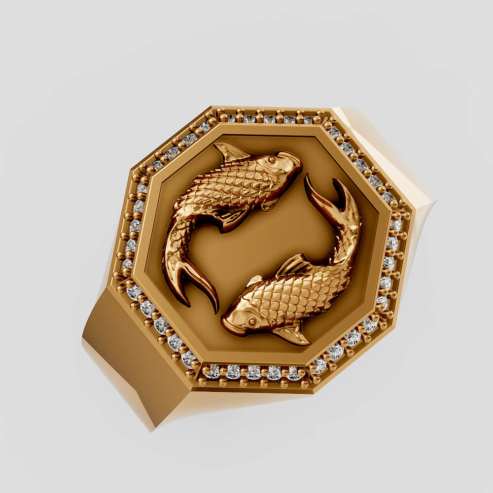 Fish Lux Ring - 3D Model by ZaraHM