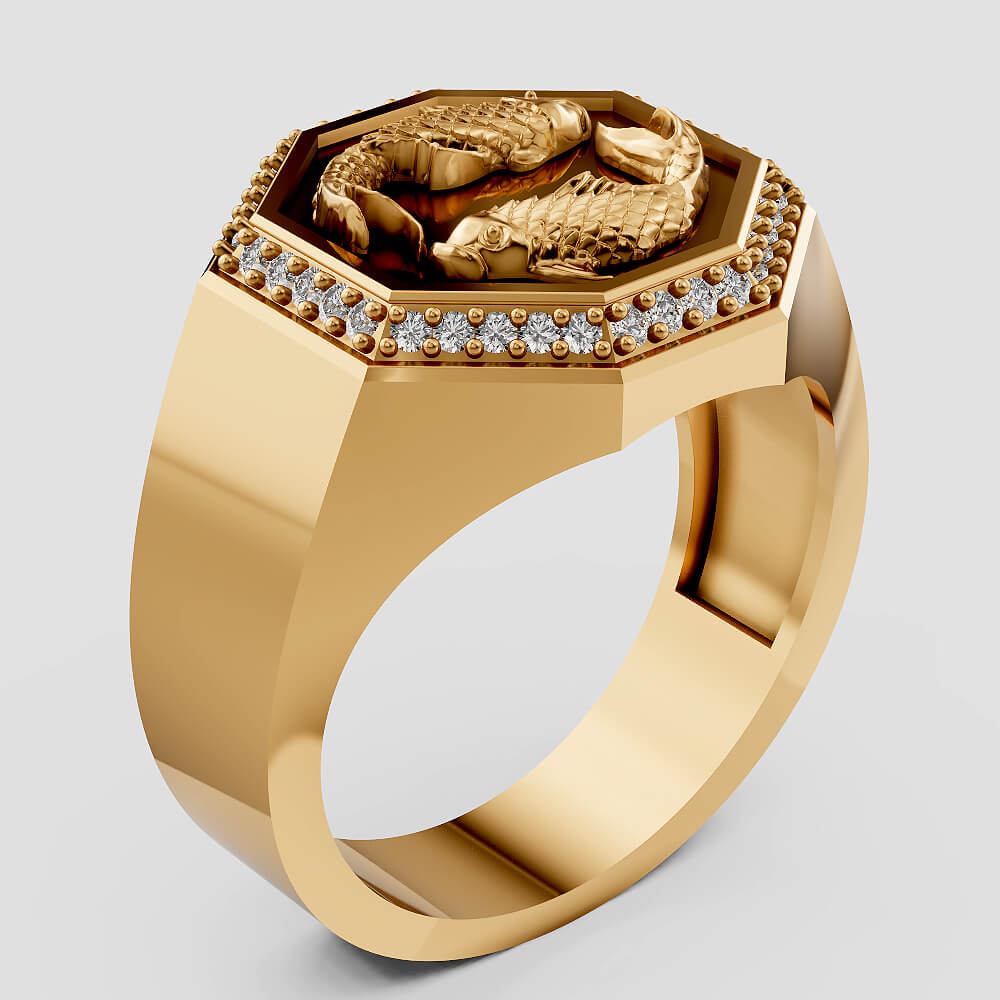 Fish Lux Ring - 3D Model by ZaraHM