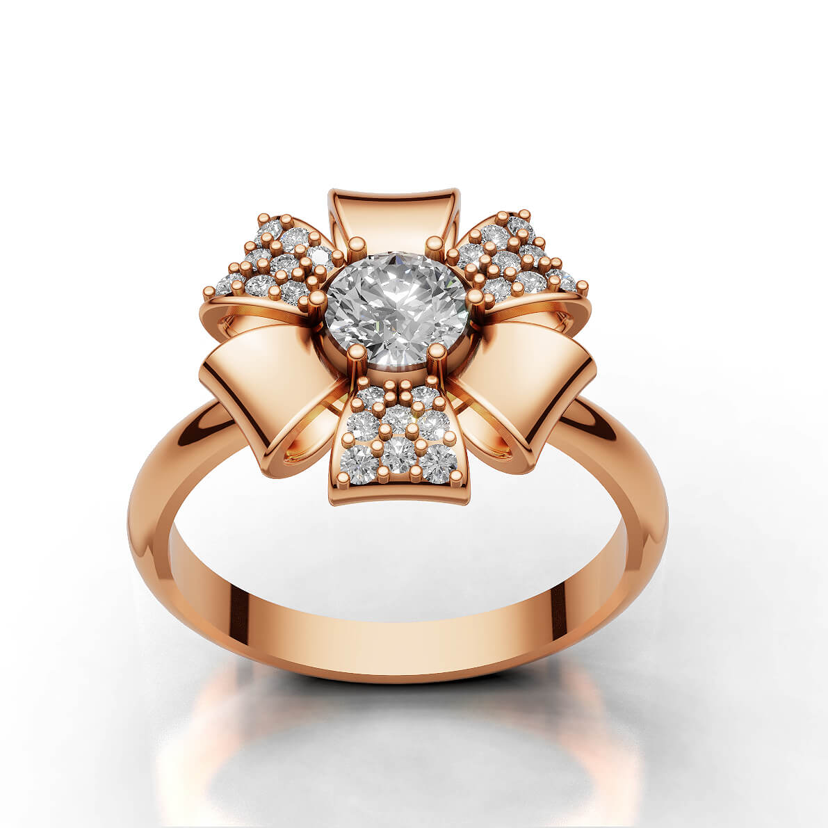 Flower Lux Ring - 3D Model by ZaraHM