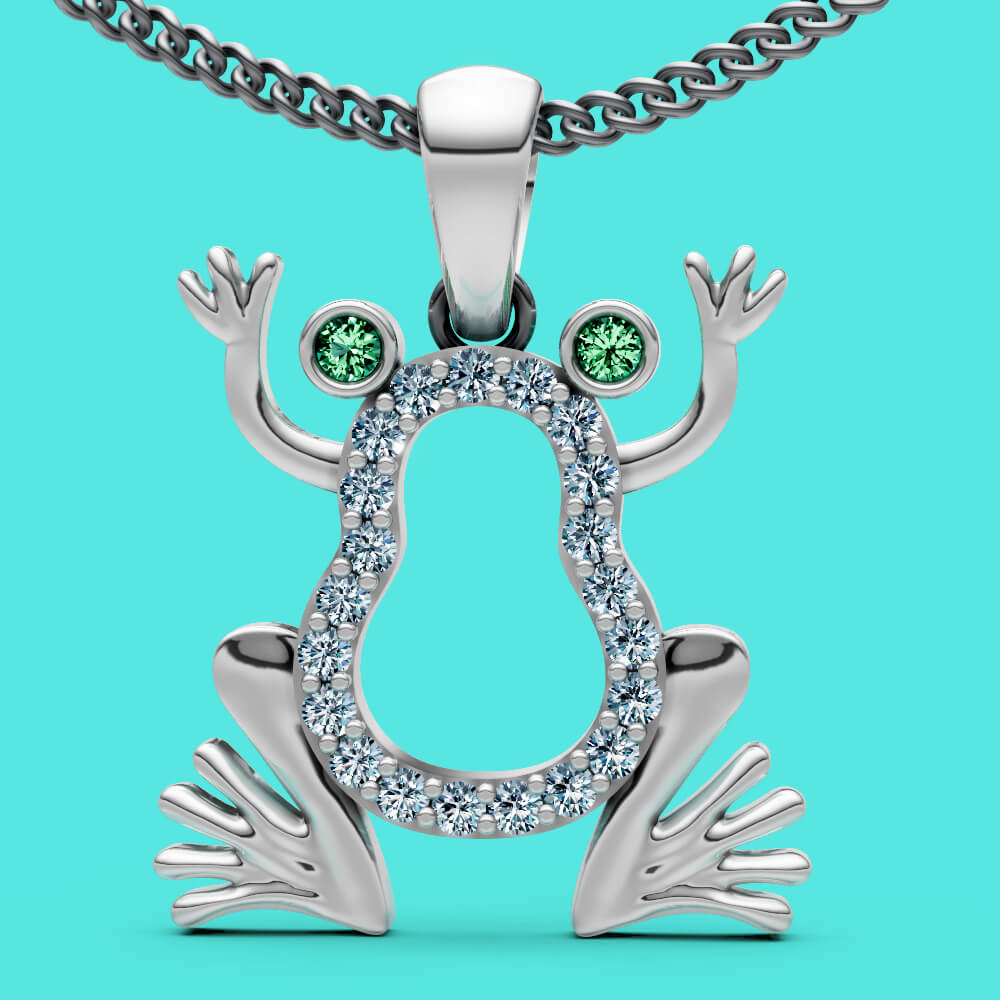 Frog Lux Pendant - 3D Model by ZaraHM