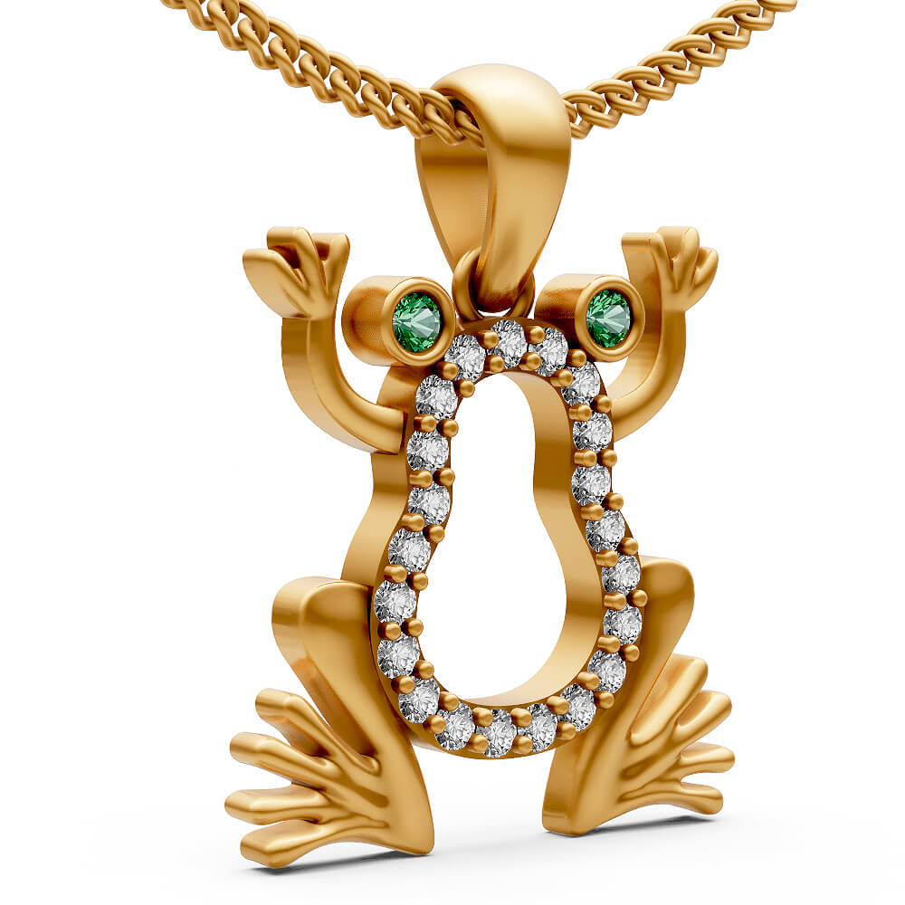 Frog Lux Pendant - 3D Model by ZaraHM