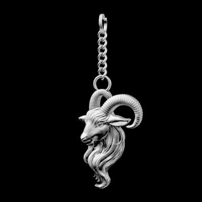 Goat Key Holder - 3D Model by ZaraHM