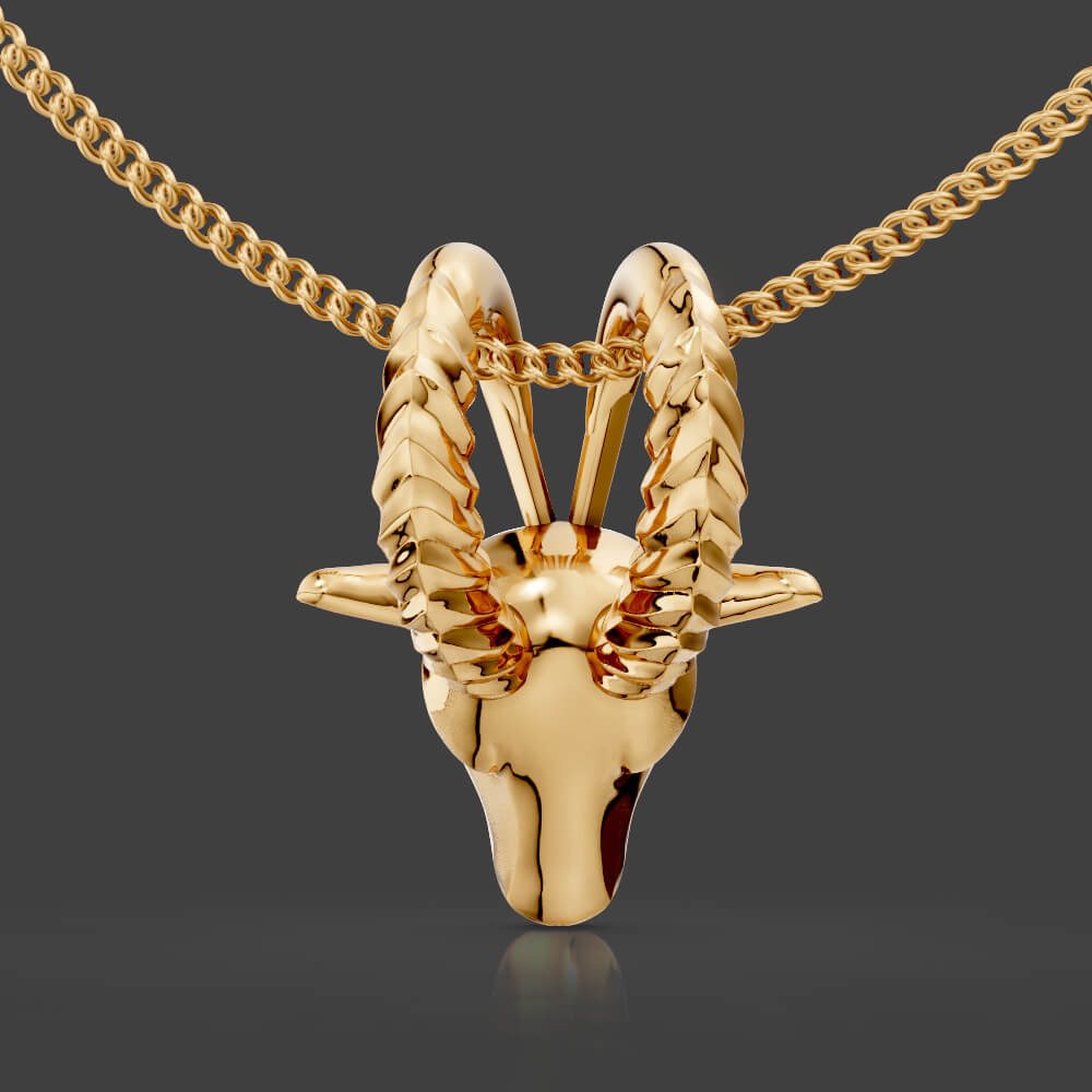 Goat Lux Ring - 3D Model by ZaraHM