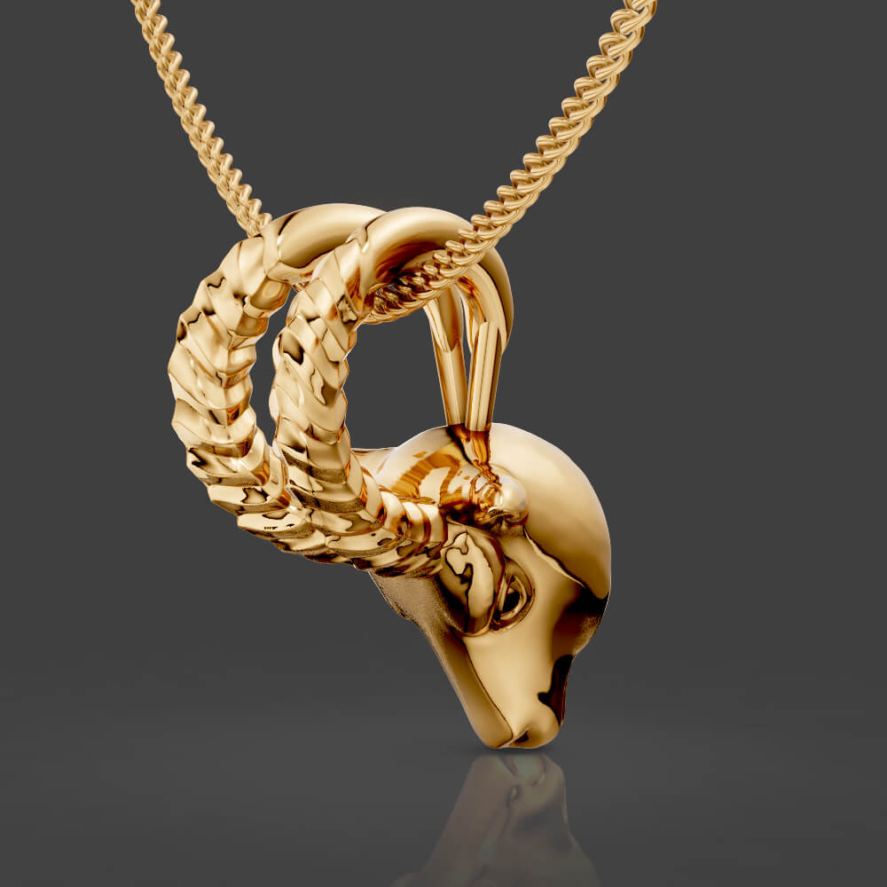 Goat Lux Ring - 3D Model by ZaraHM