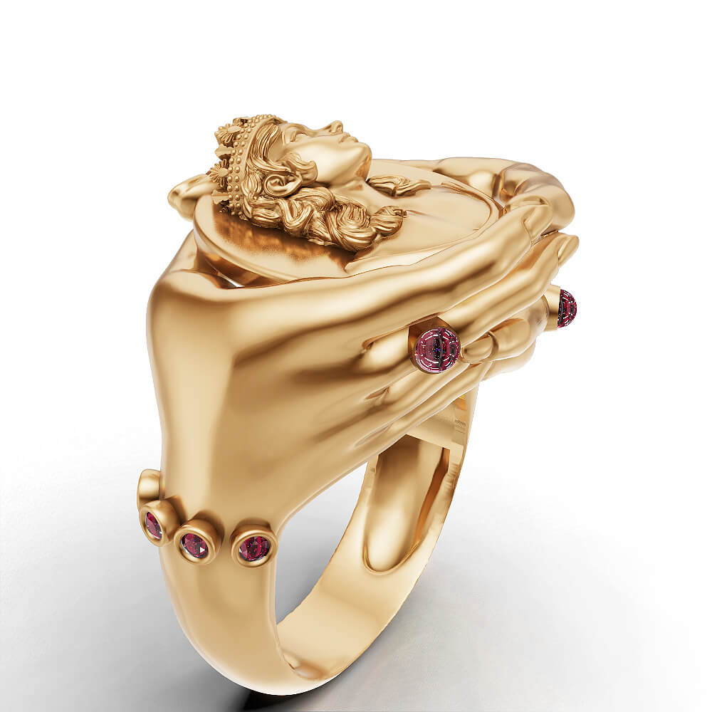Queen lux Ring - 3D Model by ZaraHM