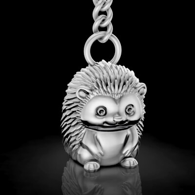 Hedgehog Key Holder - 3D Model by ZaraHM