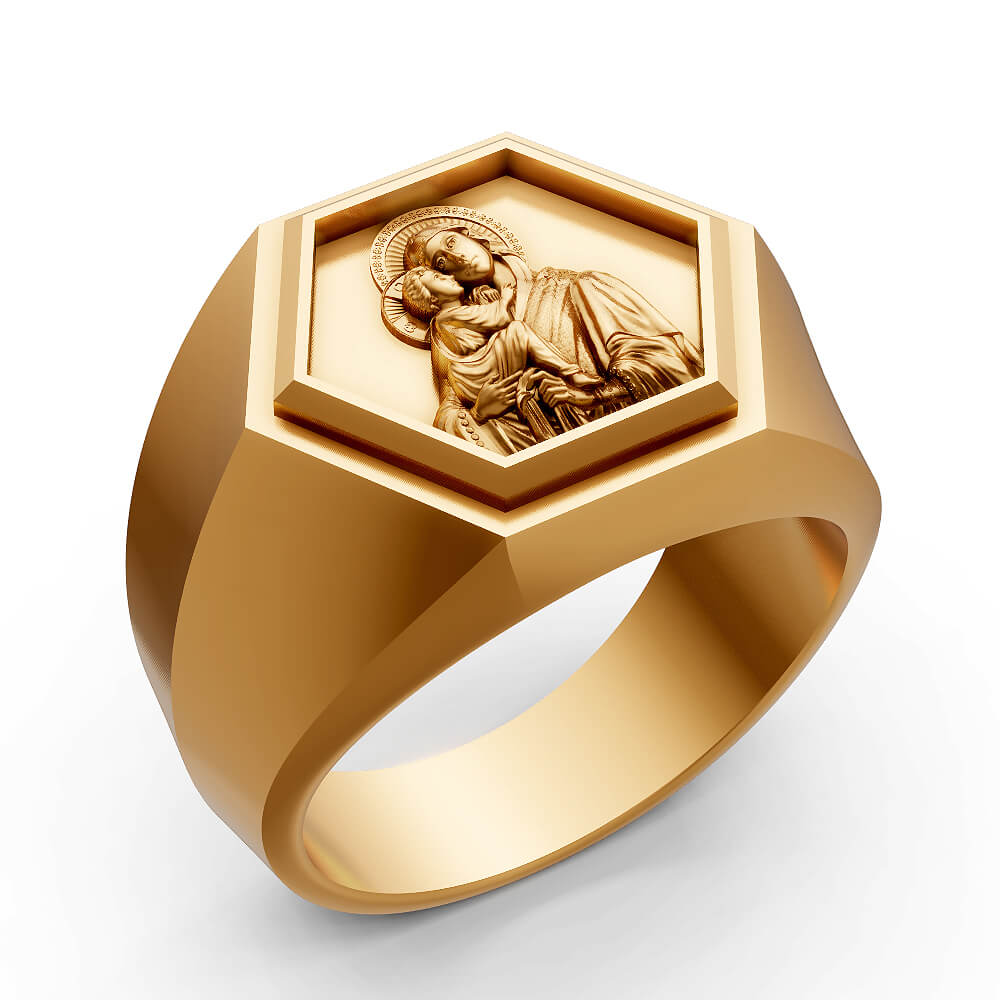 Holy Mary Ring - 3D Model by ZaraHM