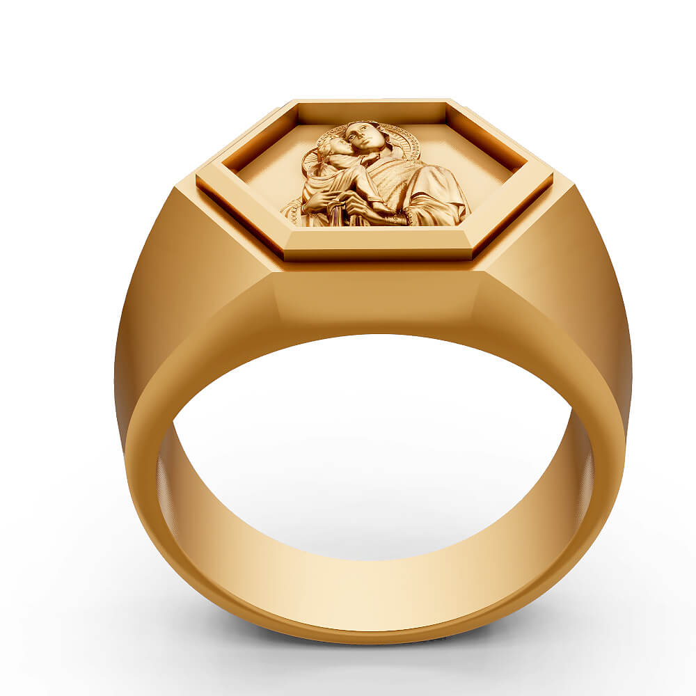 Holy Mary Ring - 3D Model by ZaraHM