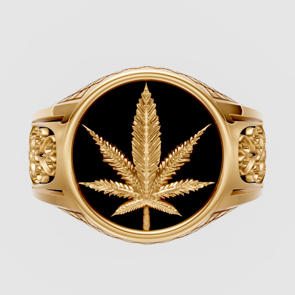 Marijuana Ring - 3D Model by ZaraHM