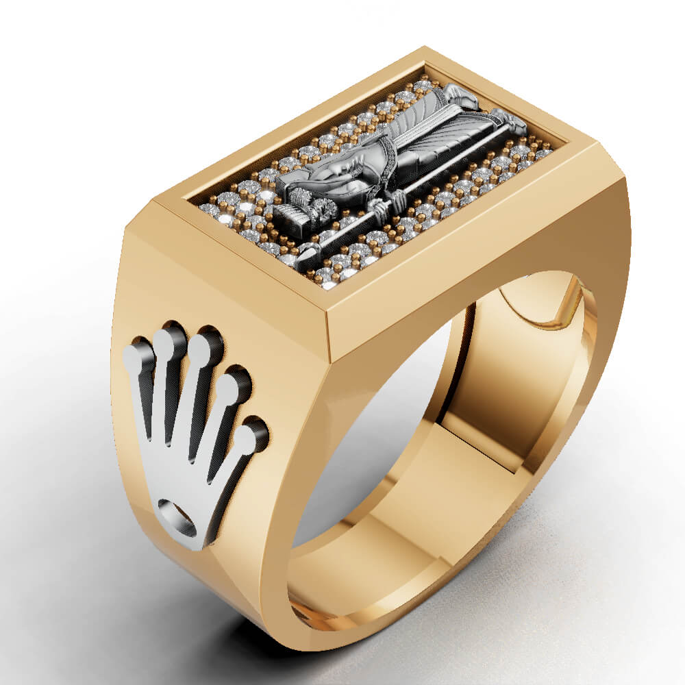 Iranian Soldier Ring - 3D Model by ZaraHM