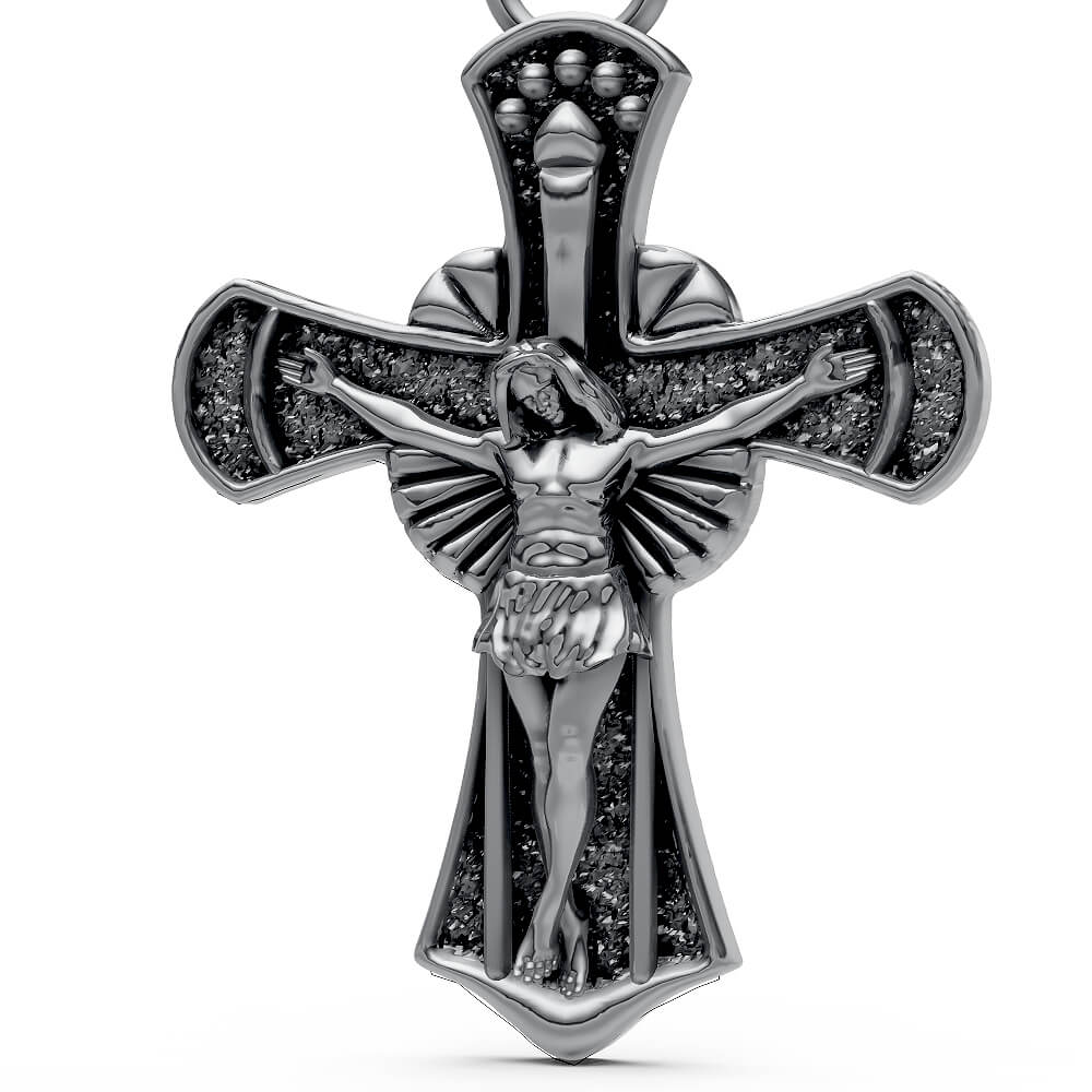 Jesus Christ Cross Key Holder - 3D Model by ZaraHM