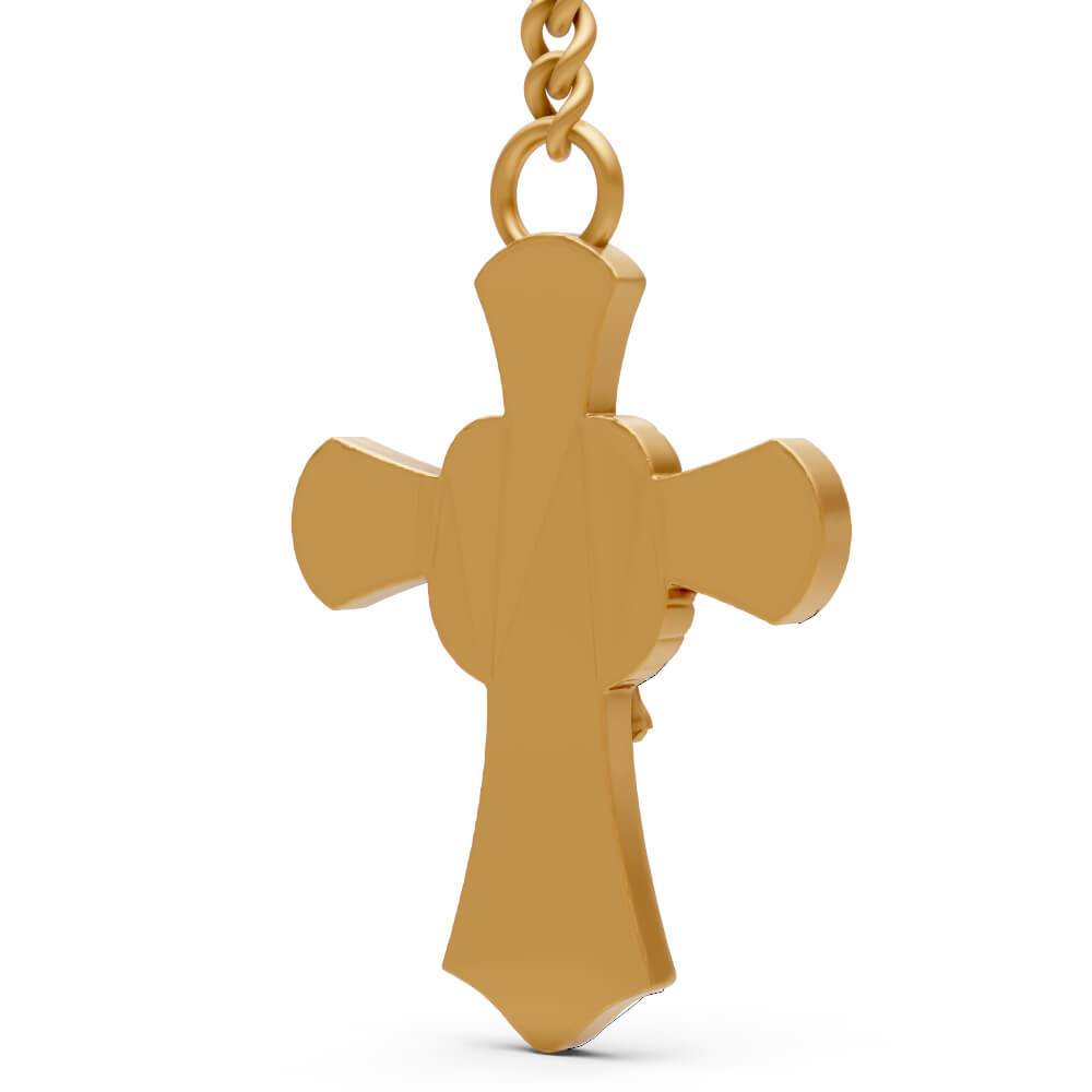 Jesus Christ Cross Key Holder - 3D Model by ZaraHM