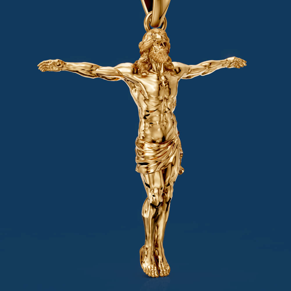 Jesus Christ Pendant - 3D Model by ZaraHM