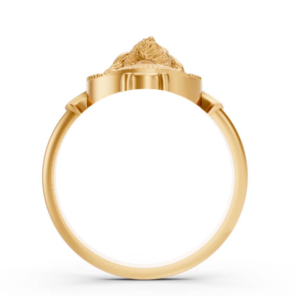 Jesus Christ Cross Ring - 3D Model by ZaraHM
