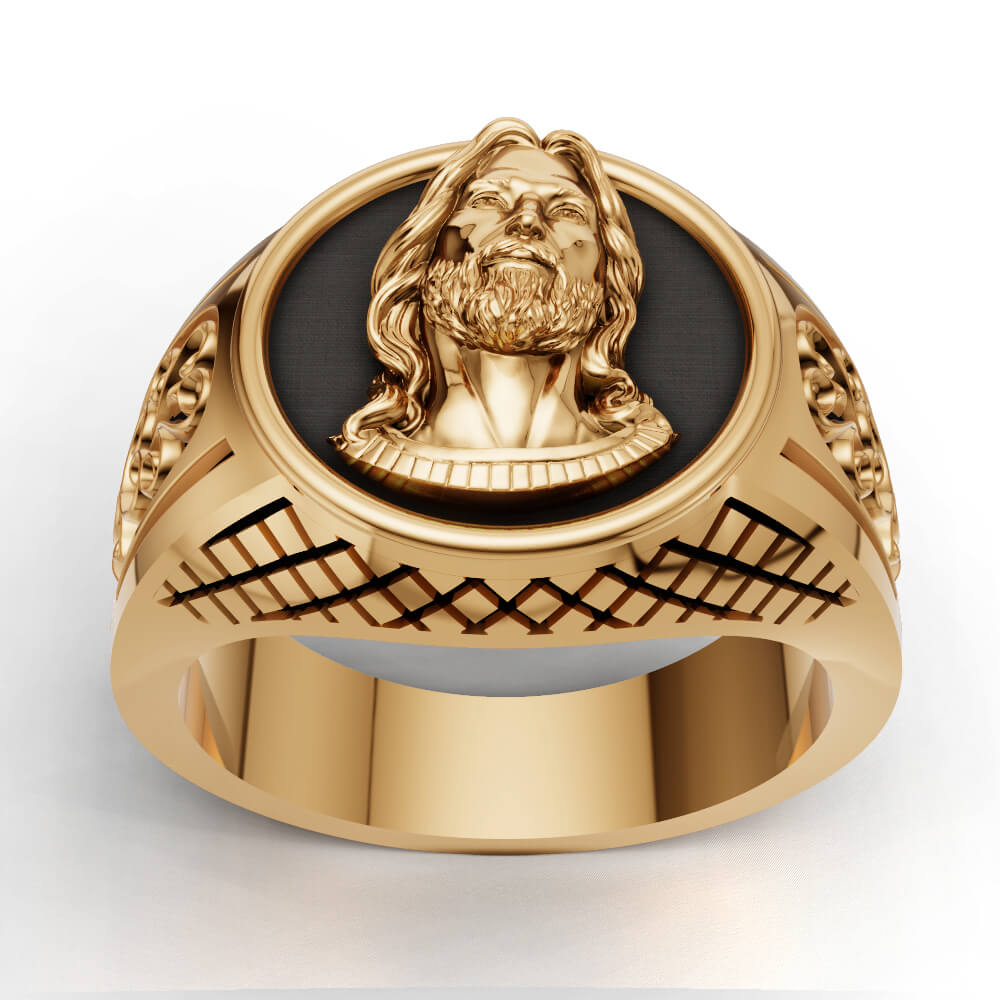 Jesus Christ Ring - 3D Model by ZaraHM