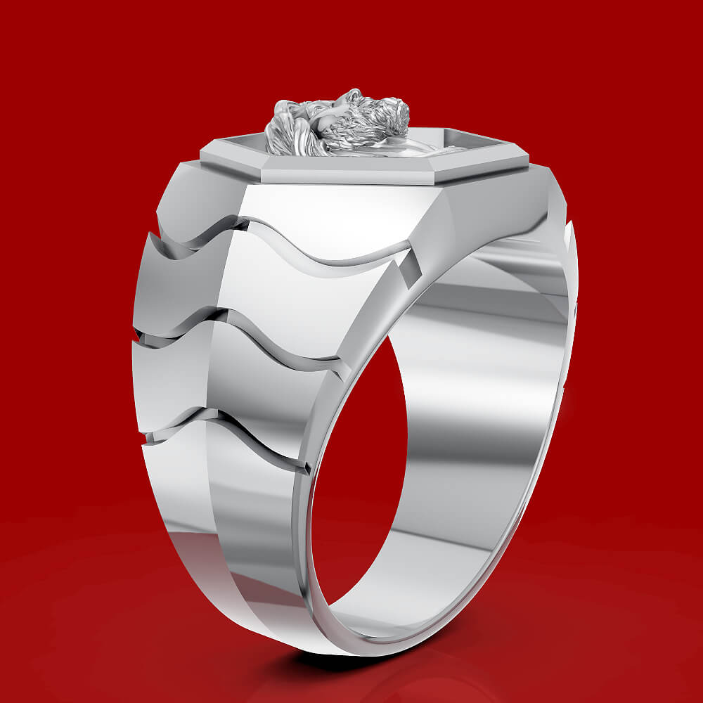 Jesus Christ Ring - 3D Model by ZaraHM