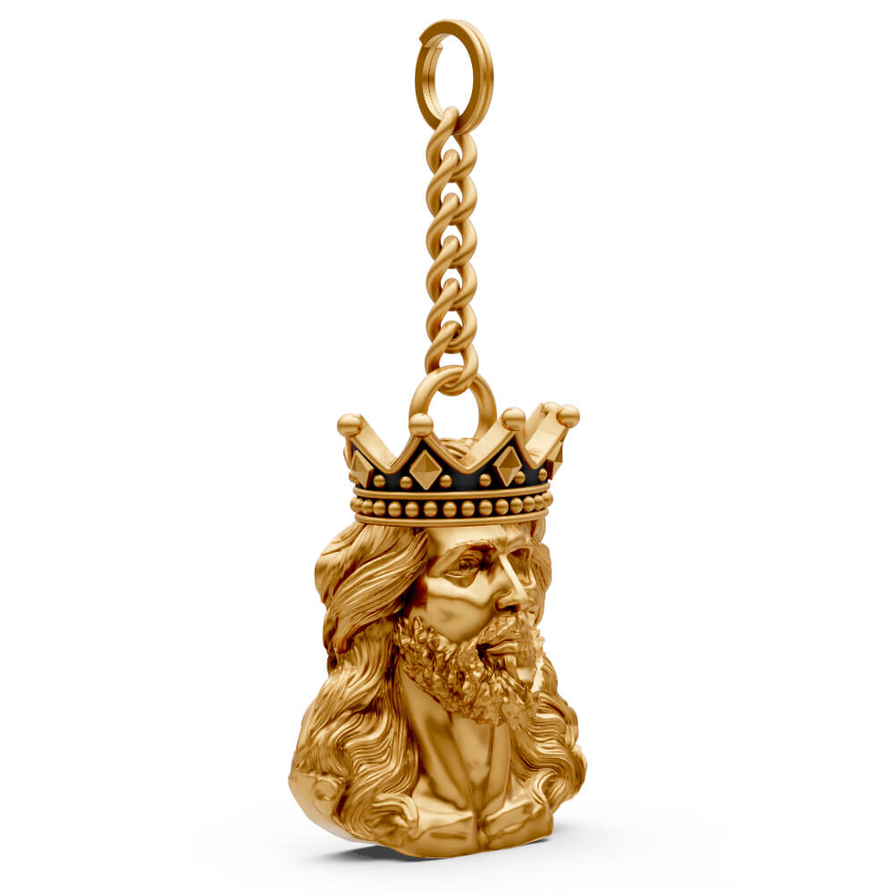 Jesus Christ Skull Key Holder - 3D Model by ZaraHM