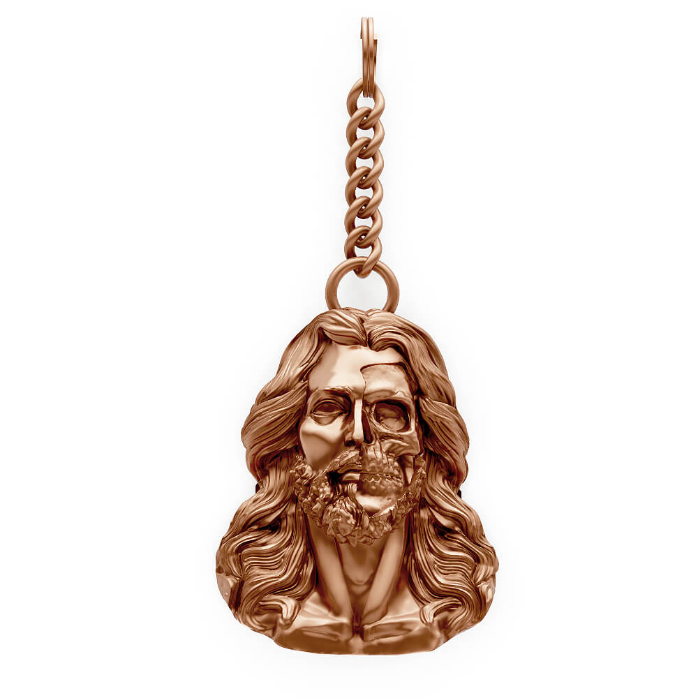 Jesus Christ Skull Key Holder - Free 3D Model by ZaraHM