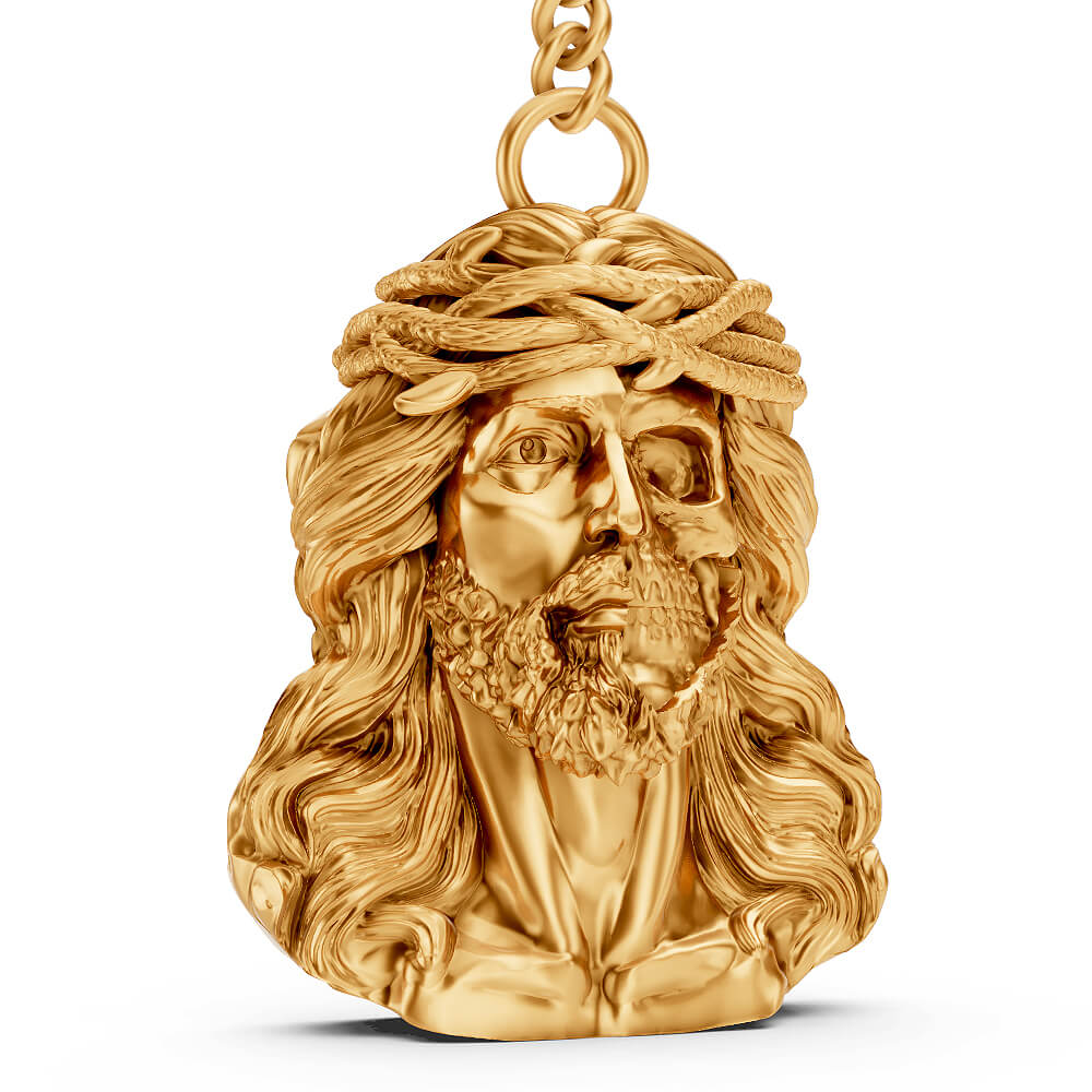 Jesus Christ Skull Key Holder - 3D Model by ZaraHM
