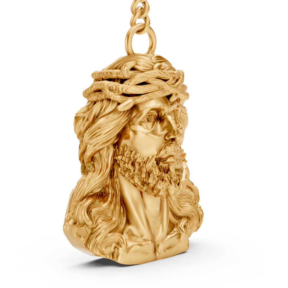 Jesus Christ Skull Key Holder - 3D Model by ZaraHM